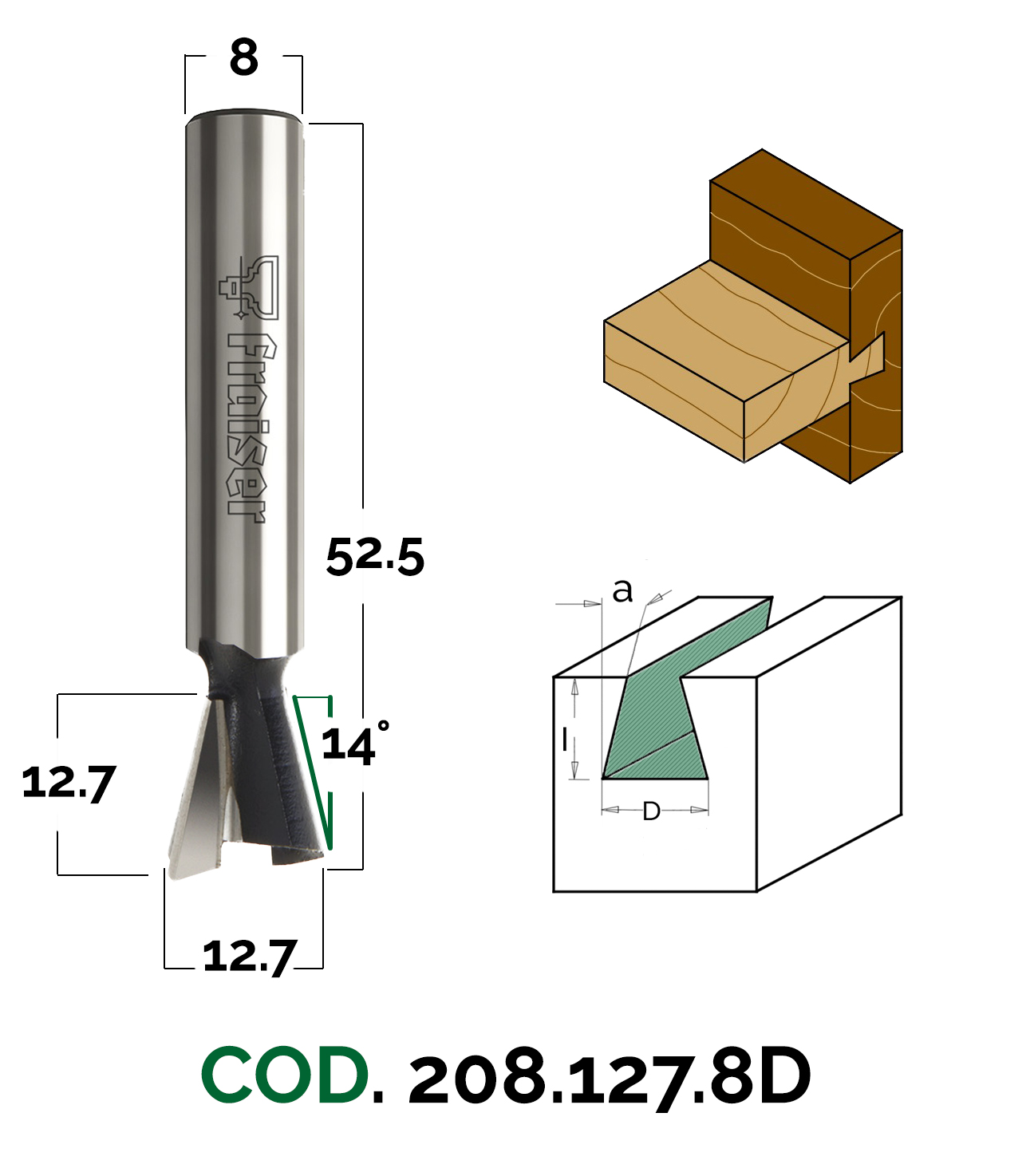 Dovetail router bits HW z2 at the best prices