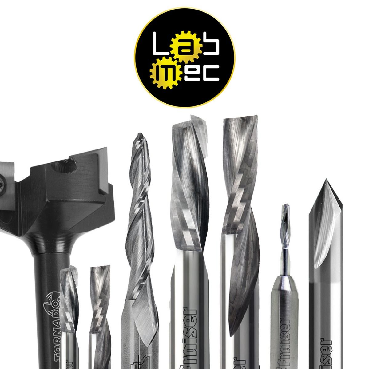 Kit de fresas CNC LabMec [madera] - Fraiser