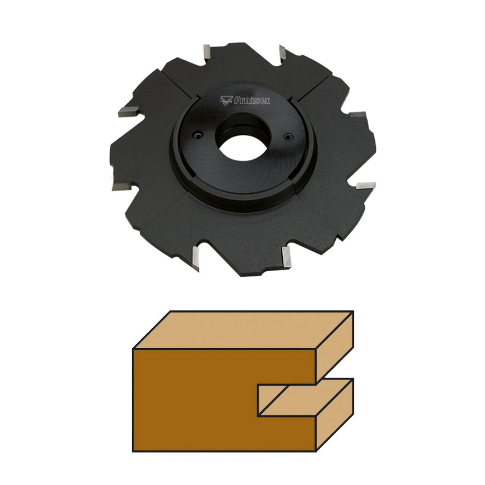 2 Piece adjustable grooving sets HW at the best prices