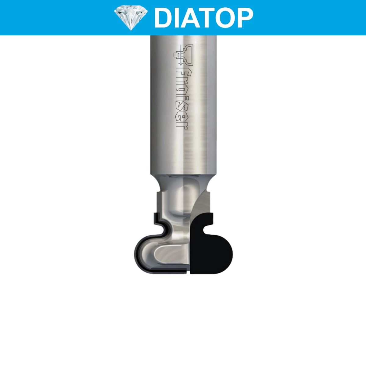 Diamond finger pull router bit [C] - Fraiser