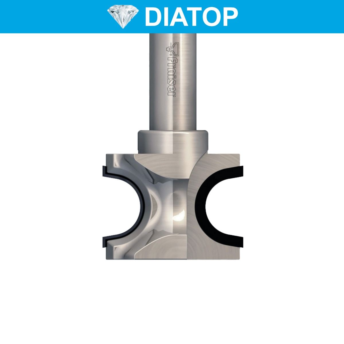 Diamond half round router bit - Fraiser