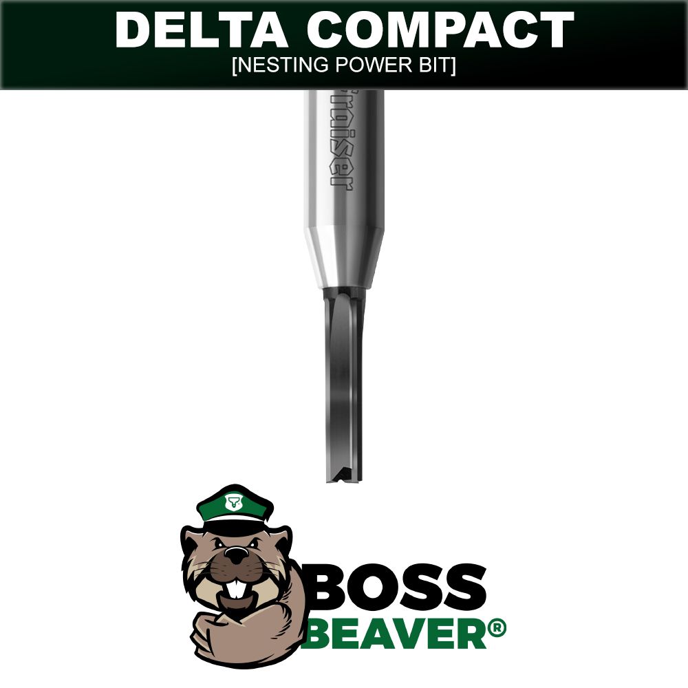 Compact CNC Nesting Router Bit - Fraiser