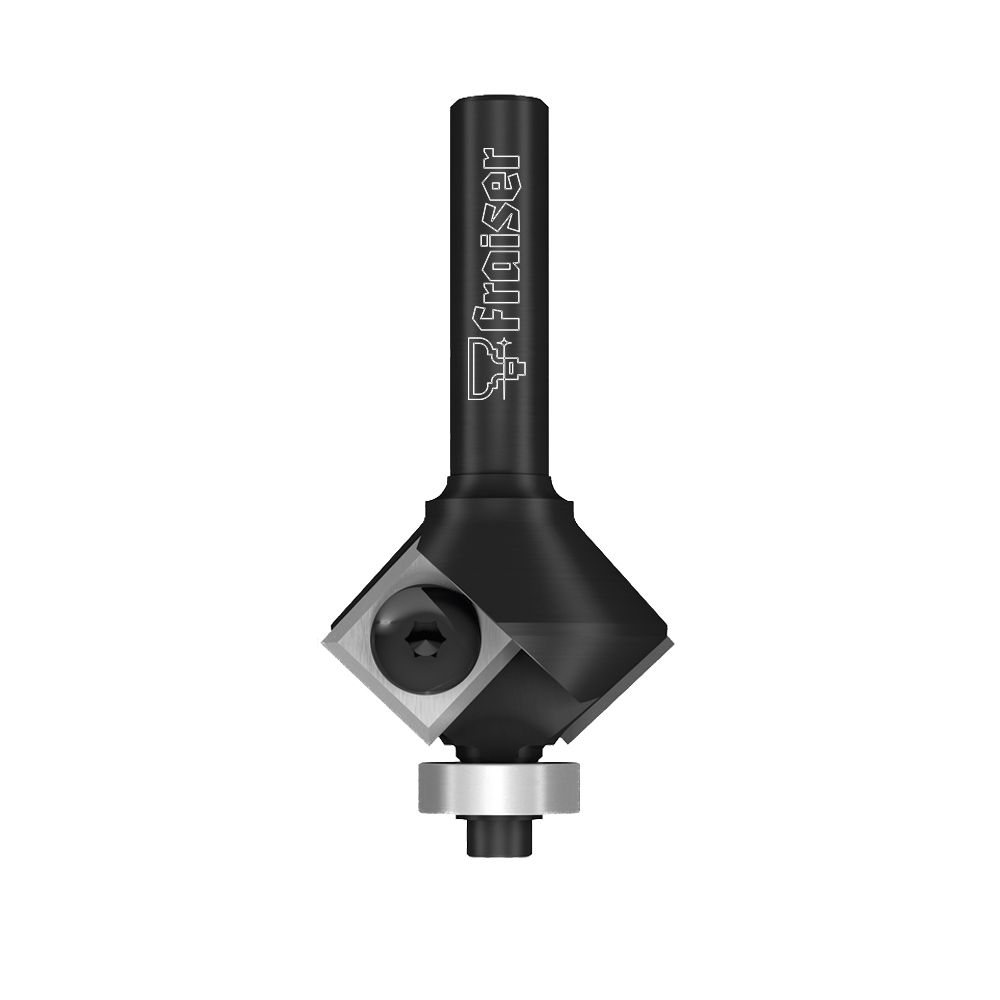 Chamfer router bits with insert knives Strong & Certified