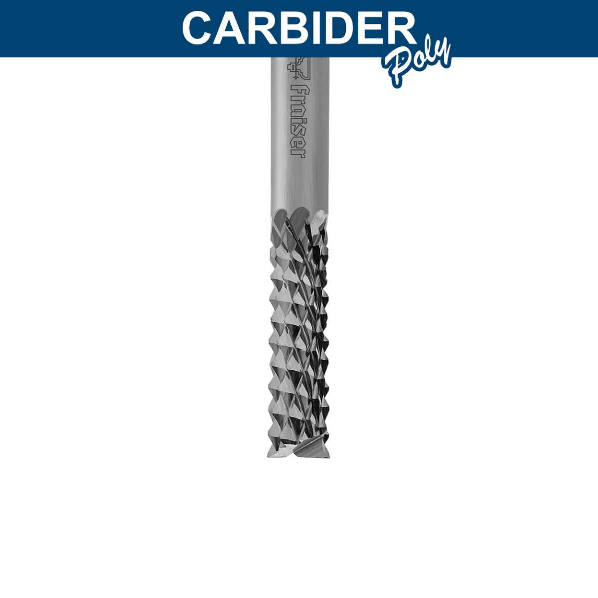 Corn router bit for abrasive and fibrous materials - Fraiser