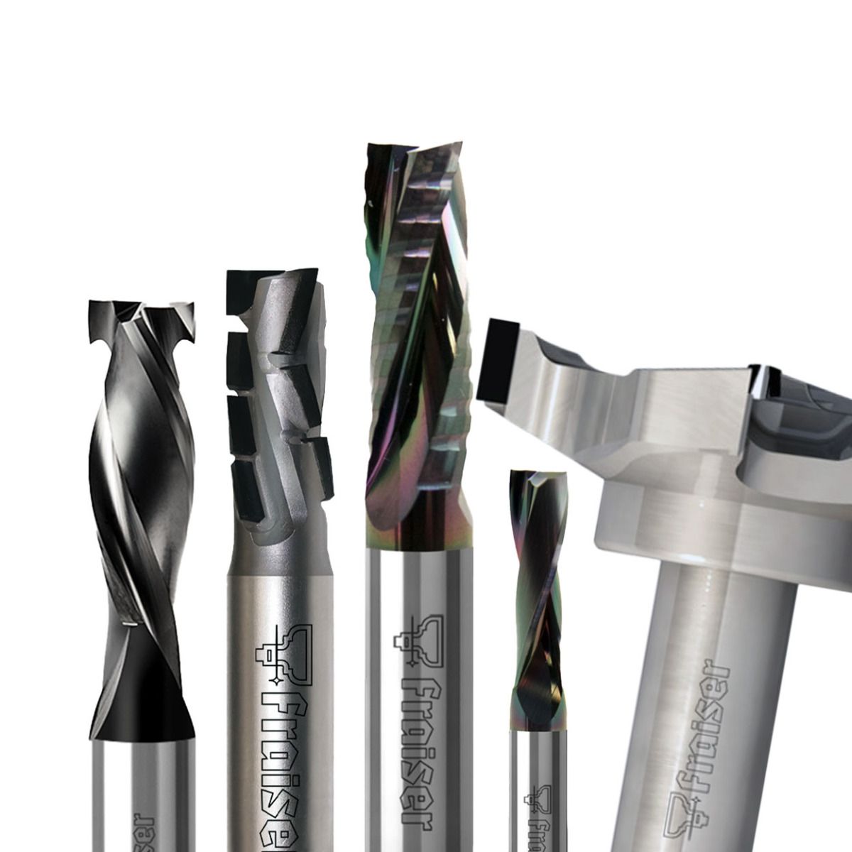 Nesting industrial router bits kit - Fraiser