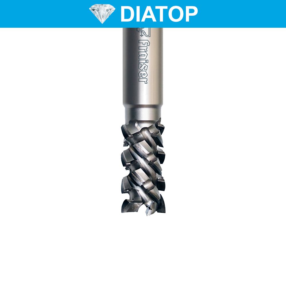 Diamond router bits with 45° Shear angle for Wood & Paper