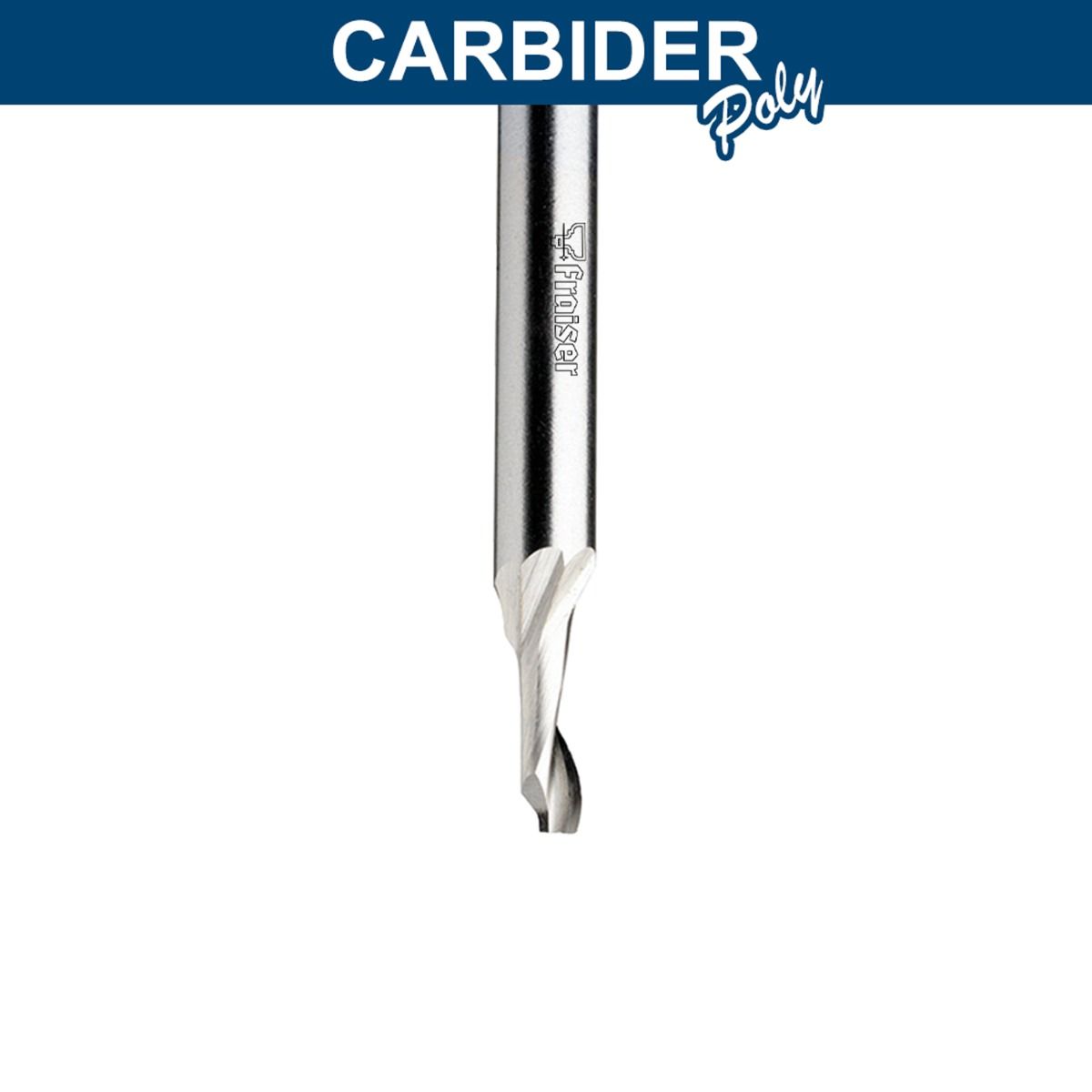 HSS Router Bit for Aluminum and PVC Z=1 - Fraiser