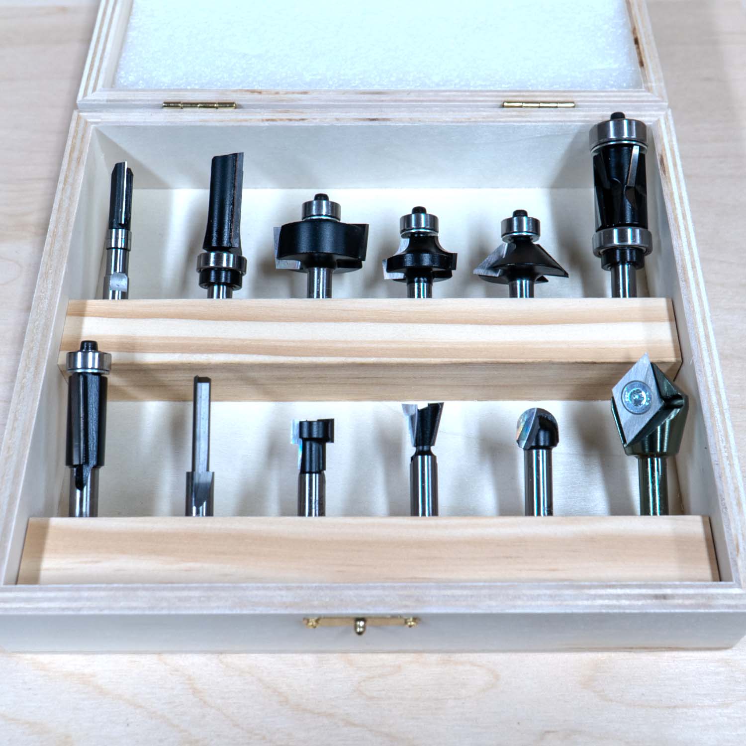Master router bit set with 8mm shank - Fraiser