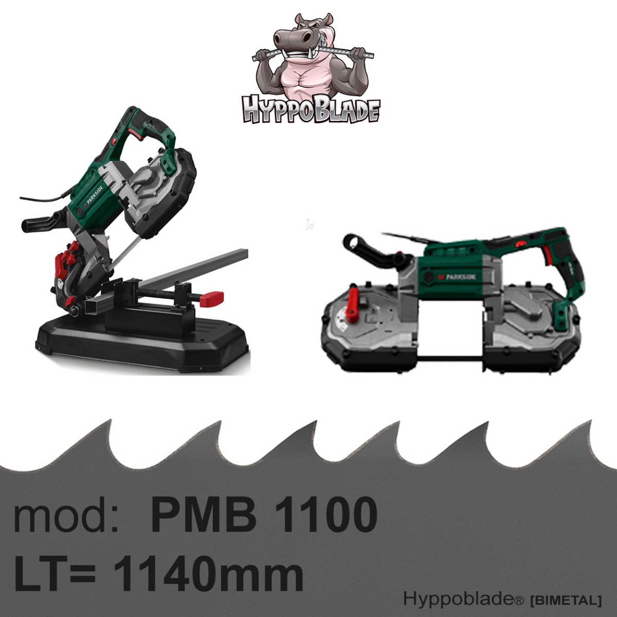 Lame de scie à ruban métal parkside PMB 1100 B2