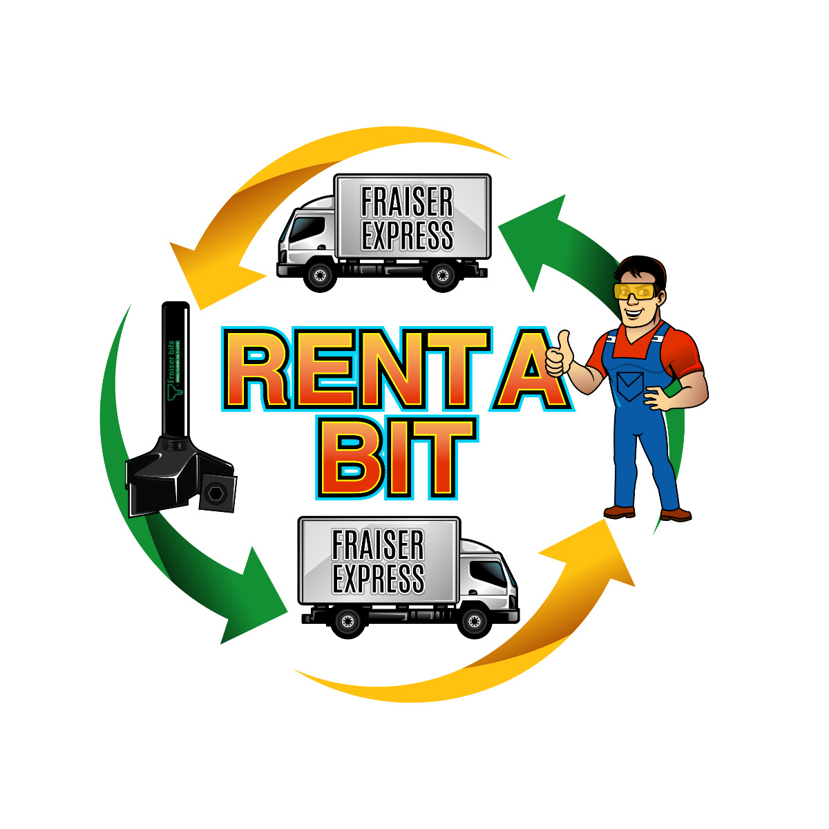 Noleggio frese per legno, alluminio e plastica | Rent a Bit